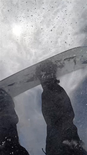 Snowboarding crash 💥 #snowboarding #snow #crash