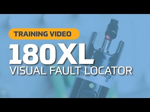 Tempo's 180XL Visual Fault Locator For Fiber Optic Cable - Training Video