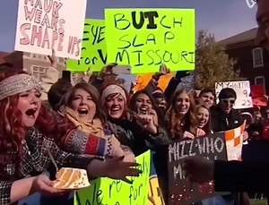 Tim Tebow brings woman to tears...by giving her some cake