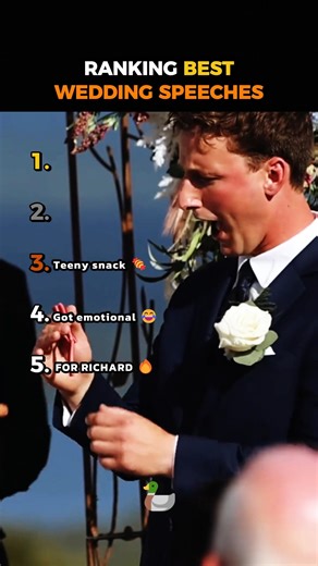 Ranking Best Wedding Speeches