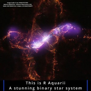 70K views · 12K reactions | R Aquarii is a binary star system...