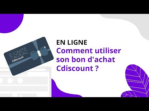Comment utiliser un bon d'achat Cdiscount en ligne ?