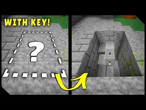 ✔How to Make A Secret Entrance | Minecraft PE (Command Block)