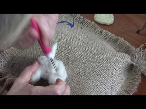 Needle Felted Doe Part 2: Building up the Body