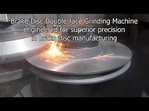 Intelligent Brake Disc Machining: Brake Disc Grinding Machine Live Demo