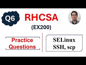 RHCSA Practice Questions based on SELinux || RHCSA Complete Course