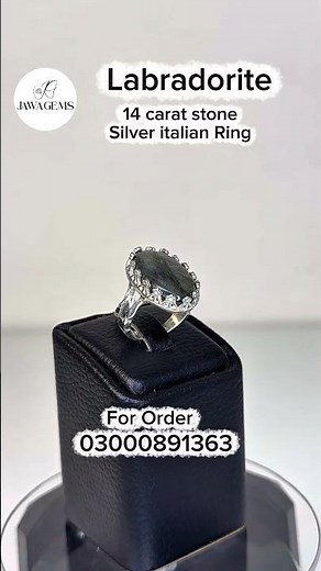 Labradorite Ring | Jawa Gems #shorts #gemstone #viral