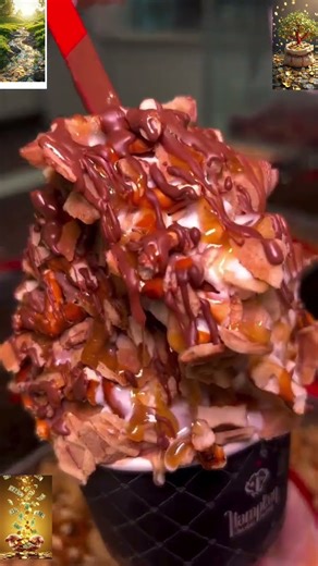 ICE Cream chocolat#icecream #dessert #cake #food #chocolate #foodie #sweet #streetfood #shortsvideo