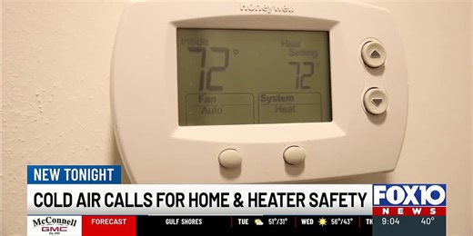Cold weather safety tips for heating your home