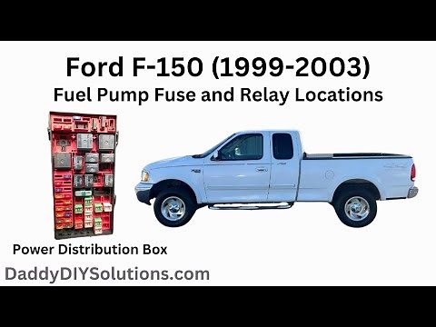 1999-2003 Ford F-150 Fuel Pump Fuse and Relay Locations