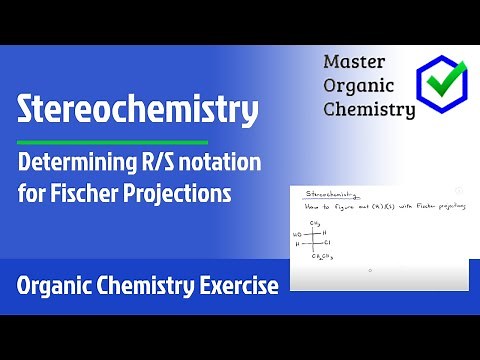 Stereochemistry - Determining R/S notation for Fischer Projections