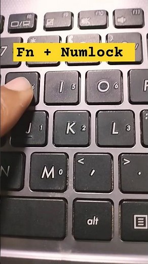 Asus X450 Series Laptop Num Lock On/ Off Shortcut Key#macnitesh#keyboardtricks#2025short