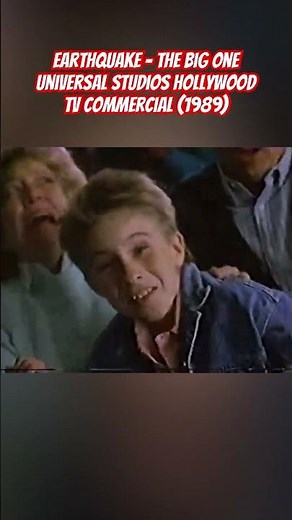 Earthquake Studio Tour Universal Studios Hollywood TV Commercial (1989) #universalstudioshollywood
