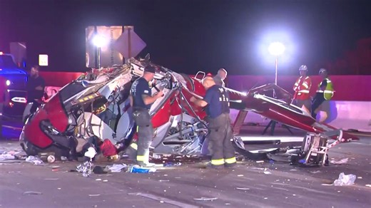 More Video of Helicopter Crash on California Highway Emerges