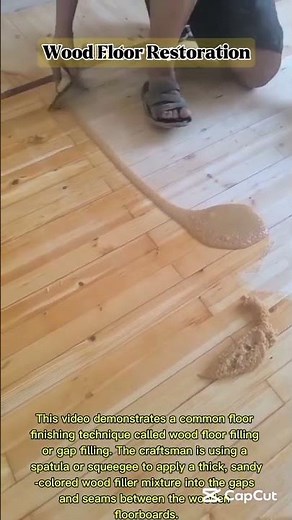 Applying Wood Filler: Sealing Gaps in Hardwood Floors