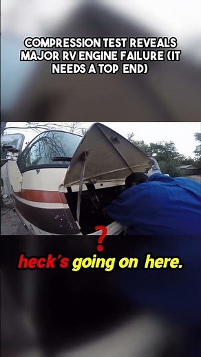 This GMC Motorhome Compression Test EXPOSES Oldsmobile 455 Engine | The Shark Mobile