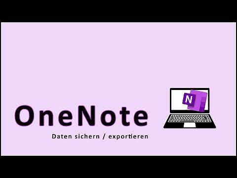 OneNote Daten sichern und widerherstellen