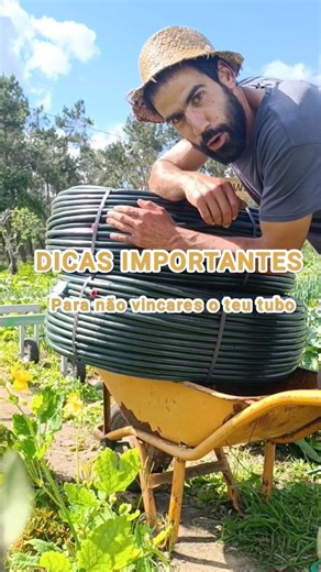 Dicas para aplicar o teu tubo de rega gota a gota, ai se tivesse visto este vídeo antes de fazer a aplicação, teria poupado muito tempo e alguma frustração. Se conheceres alguma forma mais simples partilha aqui nos comentários, obrigado 🤗 #anossaterra #rega | A Nossa Terra - Agricultura Orgânica