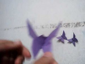 How to Fold a very pretty and simple origami butterfly