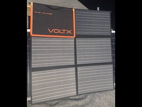VoltX 200w Solar Blanket Test