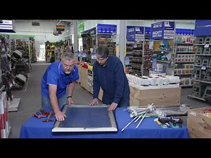 Cowdroy - Mitre 10 - How to replace insect screens on an aluminium or timber frame
