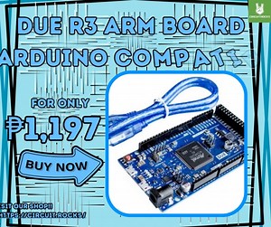 GET THE BRAND NEW "DUE R3 ARM BOARD ARDUINO COMPATIBLE" FROM CIRCUITROCKS!! VISIT OUR SHOP!! - https://circuit.rocks/ - https://shopee.ph/circuitrocks | Circuitrocks | Facebook