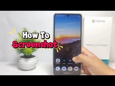 How To Screenshot On Motorola G 06 Power