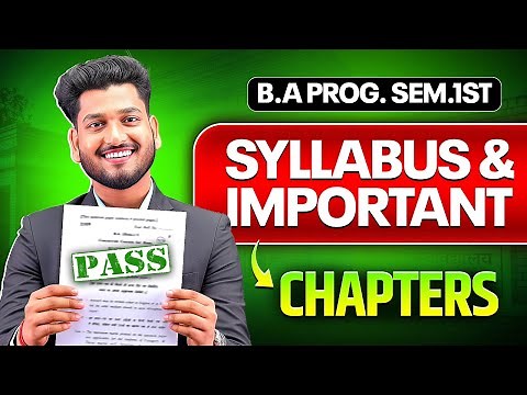 DU SOL B.A Program New Syllabus 1st YearSemester 1st All Subjects