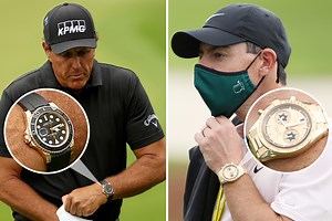 Golfers' incredible watches revealed, from McIlroy's Omega to Mickelson's Rolex