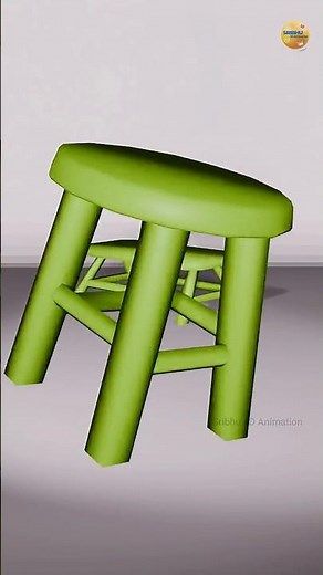 Satisfying Table Crash | Realistic Blender Physics Destruction #Shorts #Destruction #BlenderShorts