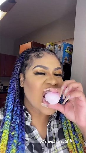 Trying My Mochi For The First Time #foodie #foodlover #foodtiktok #mymochi #mymochimmmface