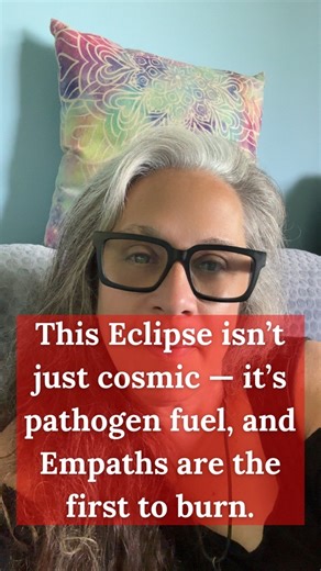 ⚡️The Eclipse portal isn’t just about “cosmic vibes.” It’s a pathogen activation chamber. Empaths, if you’re feeling ascension symptoms right now — anxiety, migraines, insomnia, body buzzing — it’s not random. Big energetic systems rev up pathogens in the body. Your nervous system feels it first. 👉 Meditating on light and love won’t save you if your boat is sinking. Lower the pathogen load. Optimize the vessel. THEN you can actually ride this Eclipse wave instead of getting wiped out by it. You