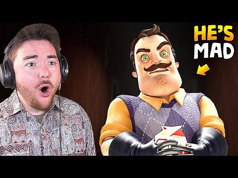 PLAYING HELLO NEIGHBOR COMPLETELY WRONG... (taking all his milk)