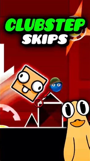 The Clubstep Skips Are Insane! #geometrydash