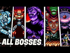 Contra: Hard Corps: All Bosses / All BossFights HD 60fps