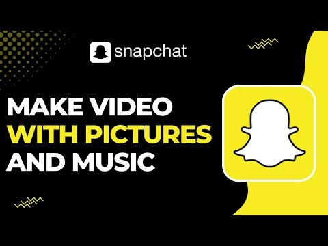 How To Make Video With Pictures and Music in Snapchat !