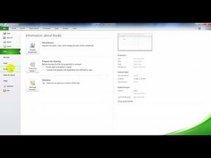 Excel basics for printable format (BBA)