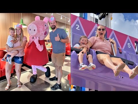 We Had Breakfast With Peppa Pig! | Our Day At Peppa Pig Theme Park & Dinner At The LEGO Pirate Hotel