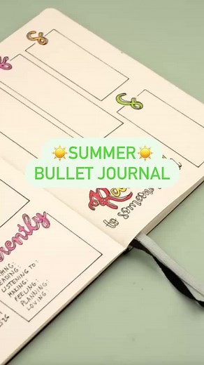 Bullet Journal Summer Ideas: Creative DIY Spread Designs