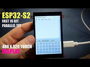 My first ESP32-S2 board with Parallel TFT with Touch 3.5'' ILI9488 V1.1