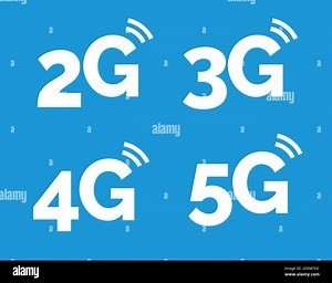 5g icon, 4g logo on blue. 2g network vector technology 3g icon Stock Vector Image & Art - Alamy