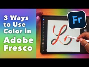 Coloring in Adobe Fresco | 3 Tips & Tools