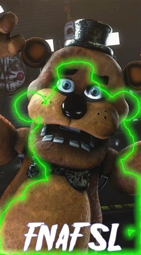 All FNaF Jumpscares Be Like But it's Freddy (Perfect Outlines)😂🐻 #fnaf #meme #sfm