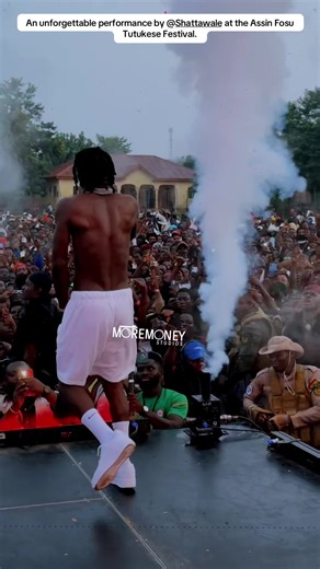 An unforgettable performance by @Shatta wale at the Assin Fosu Tutukese Festival. #MOREMONEYSTUDIOS #fyp #fypシ゚ #foryou #fyyyyyyyyyyyyyp