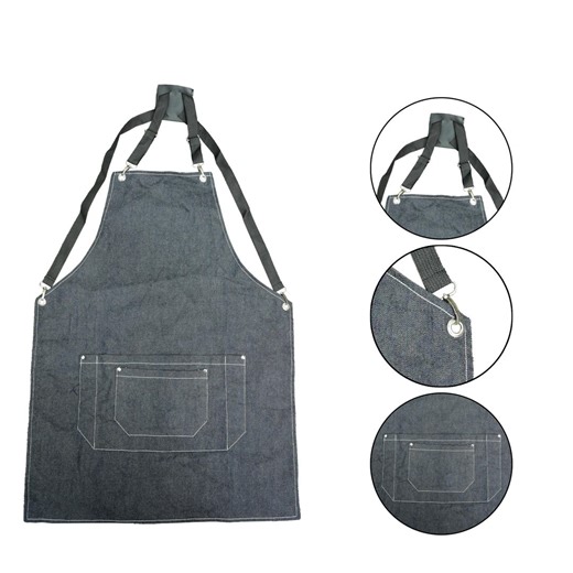 Adjustable Denim Work Apron With Pockets – Heavy Duty Utility Apron for Barber, Chef & Craftsmen - Etsy