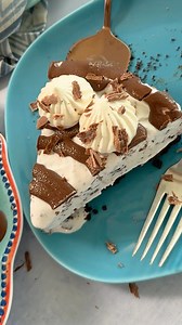 Give us an Ice Cream Cake any day of the week. This one is super easy to make. We started off with a couple of pre-made Laura Lynn chocolate pie crusts. We crumbled them into a springform pan and then added softened Mint Chocolate Chip ice cream and stuck it back into the freezer. Right before serving we wait, then added some chocolate sauce, whipped cream, and chocolate shavings before serving. It's so good. You can also just use the pie crust as is and use any flavor of ice cream you like best