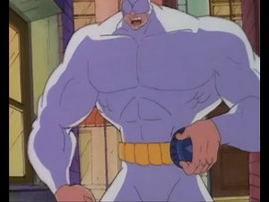 Muscle Cartoon Clip - The Tick 1