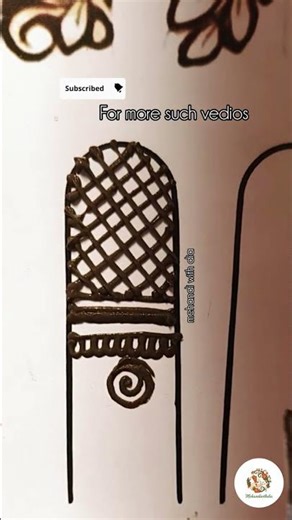 Day 2 Finger Mehndi Design | Beginner Friendly | Satisfying Henna Art #shorts