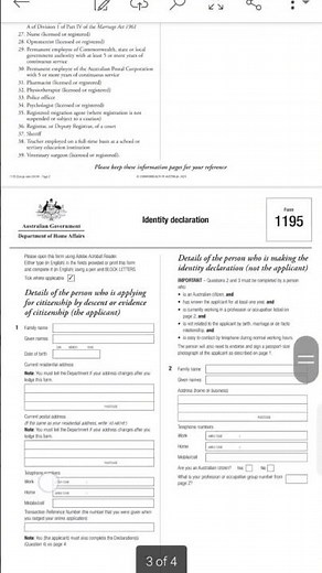Australian Citizenship: Form 1195 No Longer Required for Citizenship Application?