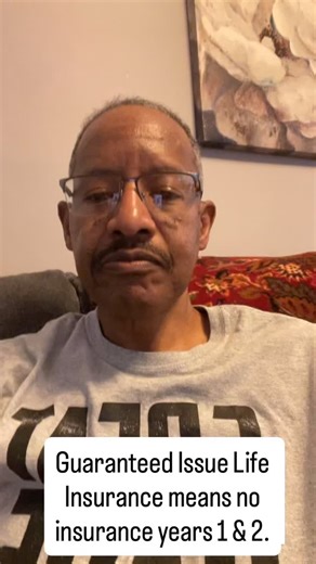 Don’t go for the okey-doke. Guaranteed Issue policies are for those with serious health issues. They are high risk. You may qualify for immediate benefit Life insurance. Call Coach Bruce today for a quick and free quote. Purposefully, Coach Bruce #lifeinsurance #lifeinsuranceagent #familymatters | The Ryles Legacy Group | Facebook